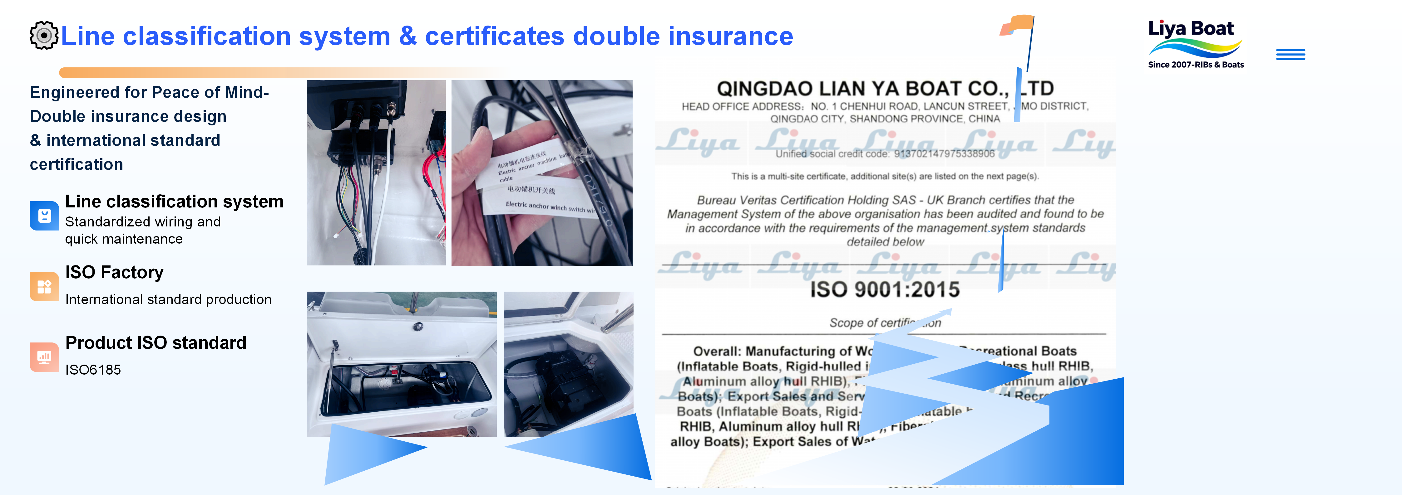 Liya 5m Economical Fiberglass Boat – 8 Person with Canopy