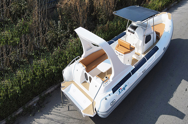 Liya Semi Rigid Boat 27 Feet Cabin Rib Boat 8.3 Meter
