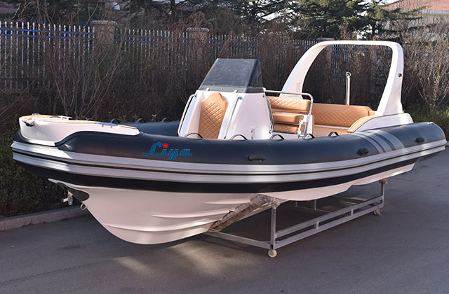 Liya Rib Boat 25 Feet Semi Rigid Inflatable Boat 7.5 Meter