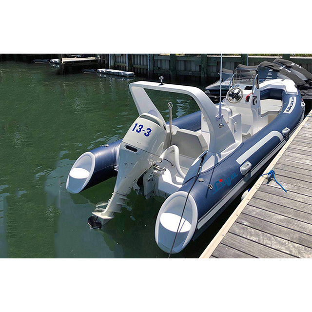 Liya 17 Feet Rigid Rib Boat 5.2 Meter Rib Boat With Motor