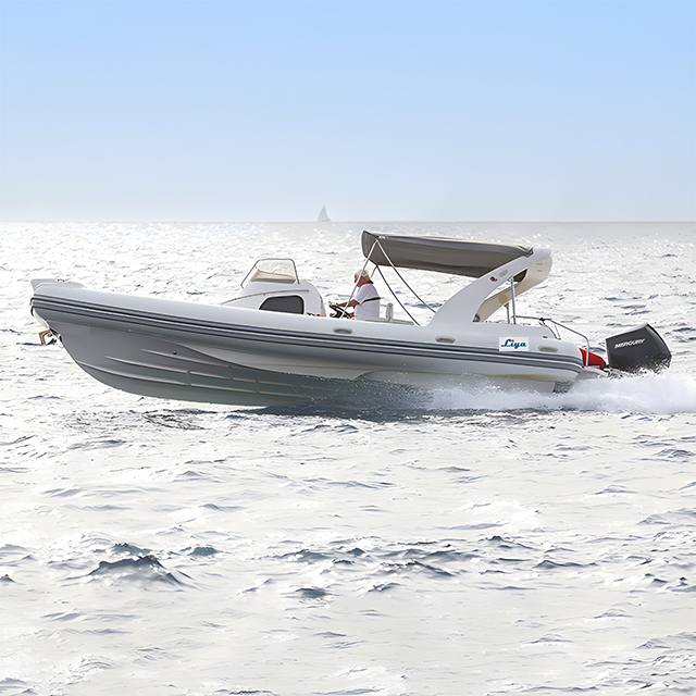 Liya Semi Rigid Boat 27 Feet Cabin Rib Boat 8.3 Meter